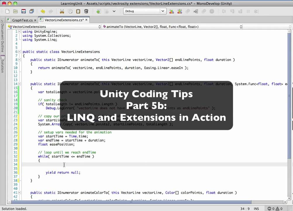 Unity Coding Tips Part 5b: LINQ and Extensions in Action