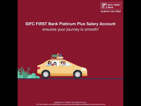With IDFC FIRST Bank Platinum Plus Salary Account, your travels are smoother than ever