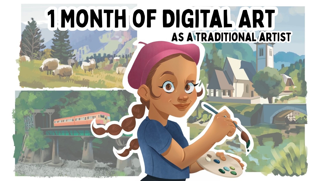 A Month Of Digital Art Studies that Transformed My Art