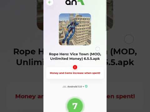 How to hack rope Hero vice town #very  #hardwork