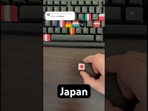 Drawing Japanese flag 🇯🇵 on a keyboard #shorts #trending #art #japan