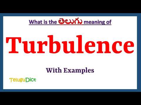 Turbulence Meaning in Telugu | Turbulence in Telugu | Turbulence in Telugu Dictionary |