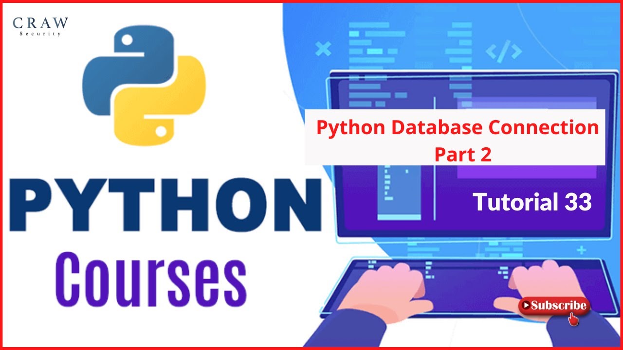 Python Database Connection | Part 2 | Learn Python in Hindi  | Python Tutorial  33 #pythontutorial