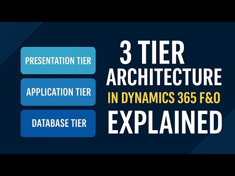 3 Tier Architecture in Dynamics 365 F&O Explained