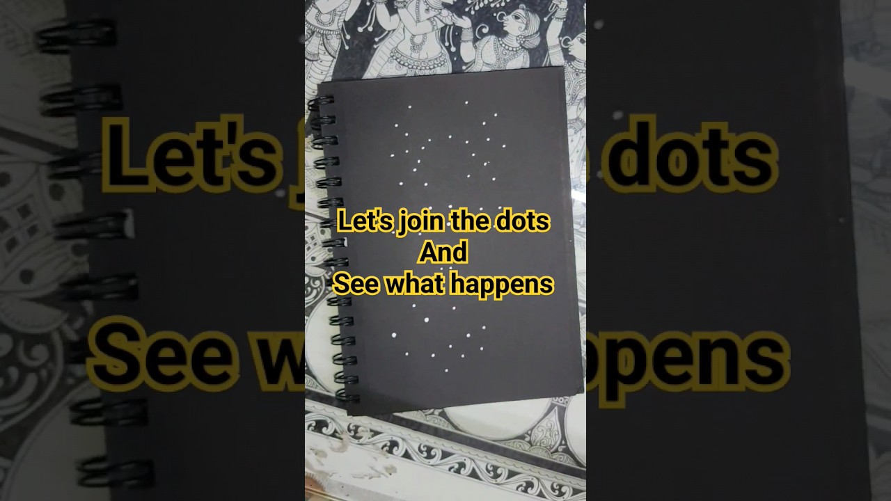 let's see the outcome after joining all the dots | dot art | vector art | dot joining art | doodle