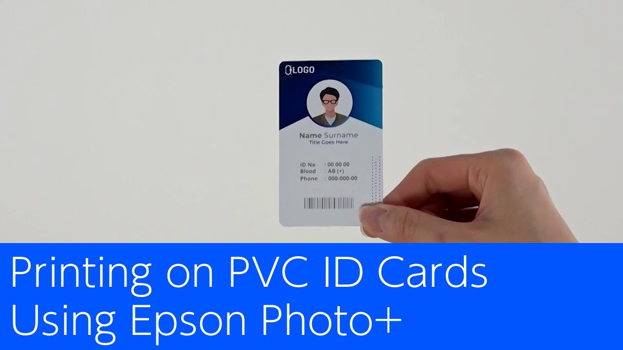 Printing on PVC ID Cards Using Epson Photo+ (L8050/ET-18100/L18050)