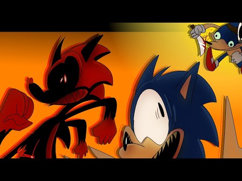 Spooky month with Fatal Error and Sonic.EYX ( Sonic.exe animation )