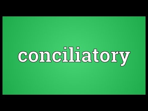 Conciliatory Meaning