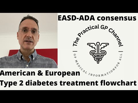 ADA EASD Diabetes consensus treatment flowchart