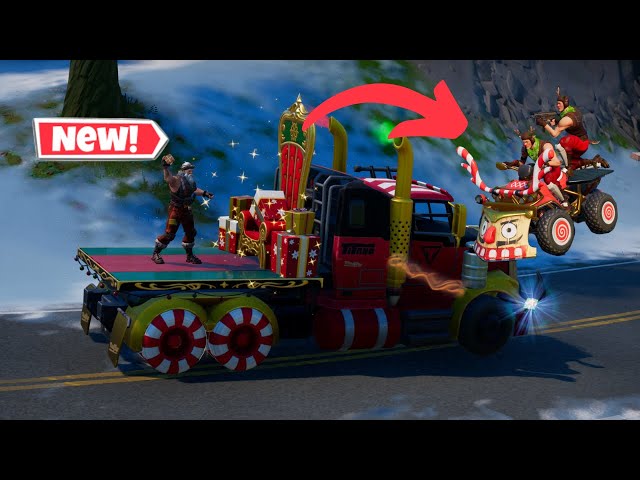 Where does Santa Spawn in Fortnite WinterFest 2021