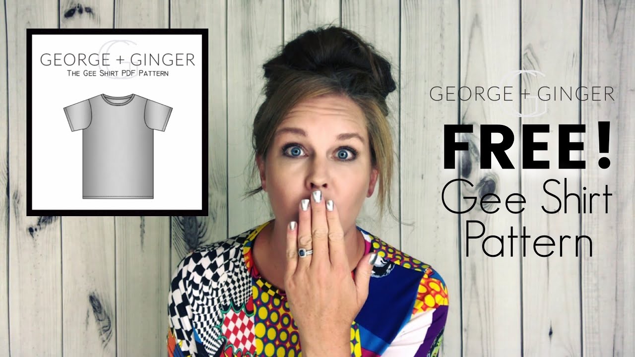 FREE Gee Shirt PDF Sewing Pattern!  |  Cutting and Construction Tutorial