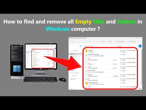 How to find and remove all Empty Files and Folders in Windows computer ?