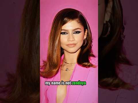 Zendaya on How to Pronounce Her Name#shorts #zendaya #funny #hollywood #actor