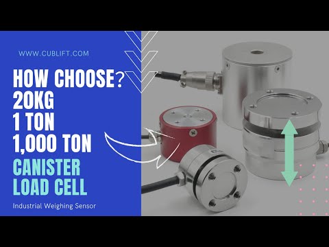 how does choose 4 type canister load cells,20kg,1 ton,max 1000 ton(CUBLIFT 2022)