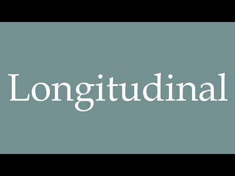 How to Pronounce ''Longitudinal'' Correctly in French