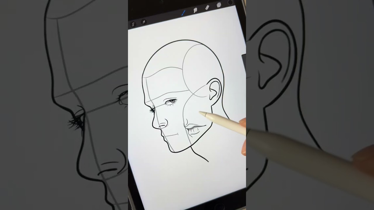 Portrait Procreate Brushes - Link in Bio #procreate #portrait #digitalart