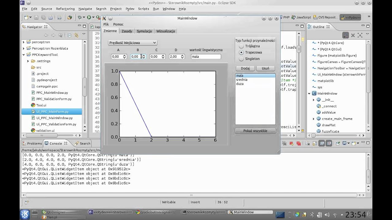 [Python] Fuzzy logic car controller