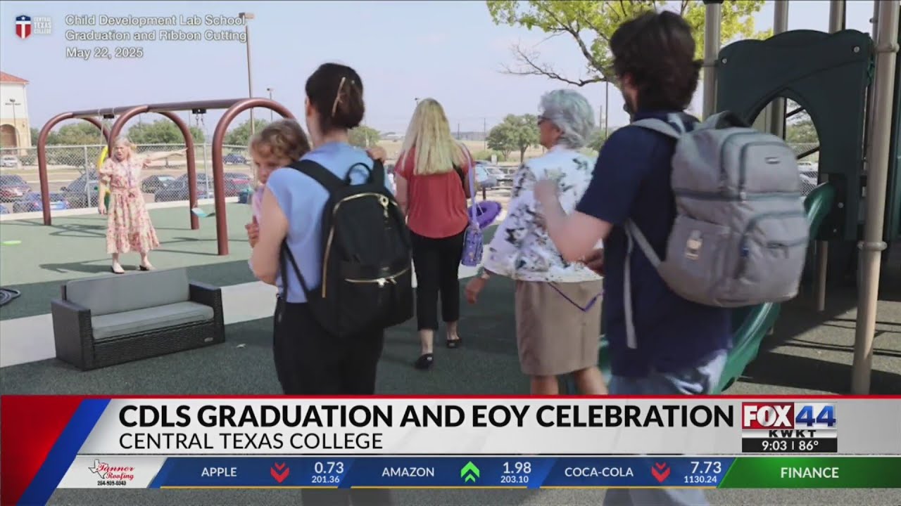 Child Development Center Celebrates Graduates and New Playgrounds