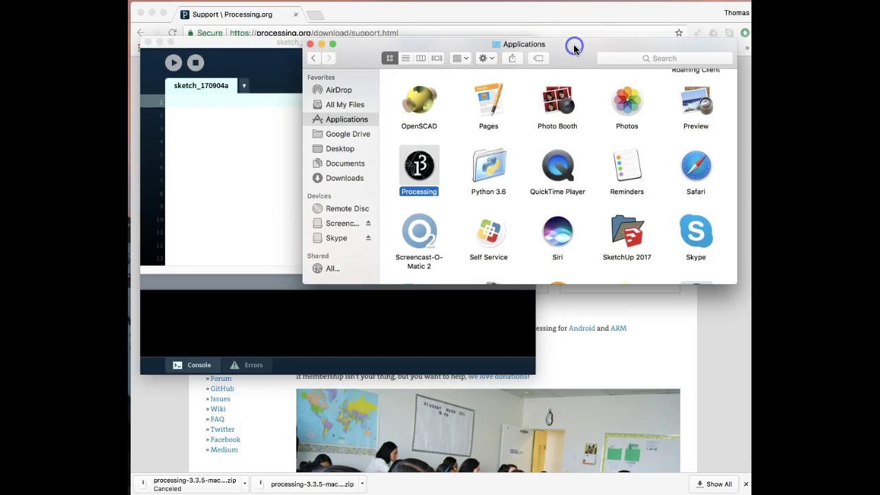 Installing Processing