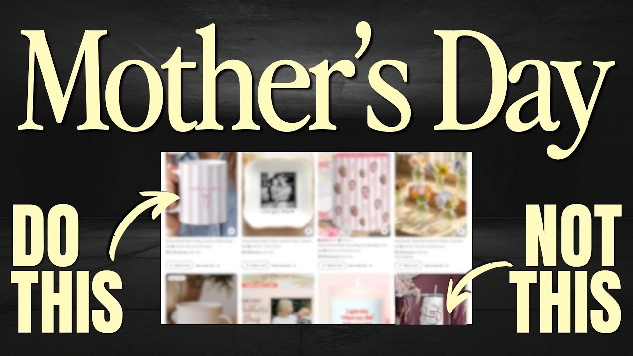 My Etsy Mother's Day Strategy: 2 Things That Work + 1 Mistake I Made