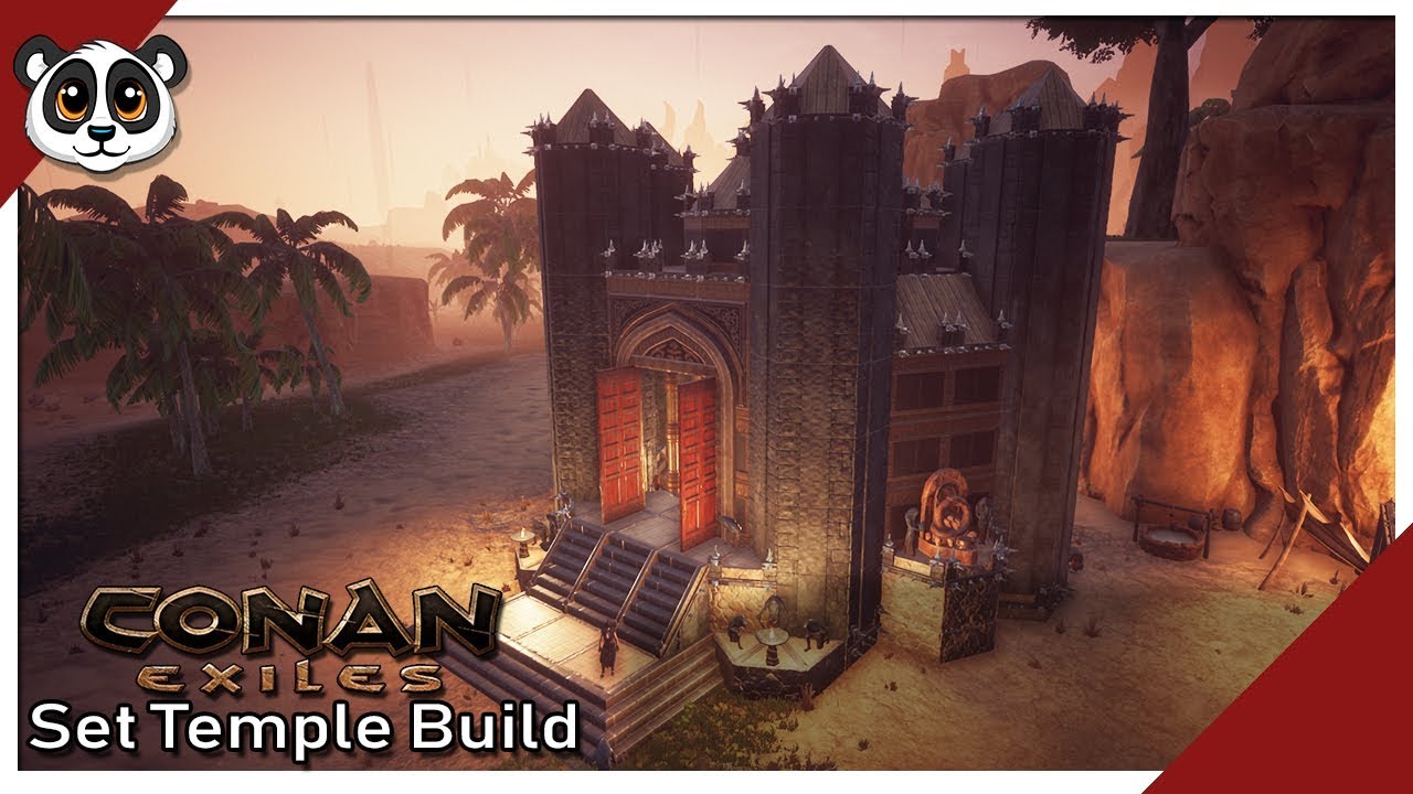 Set Temple Build | Conan Exiles Creative Building