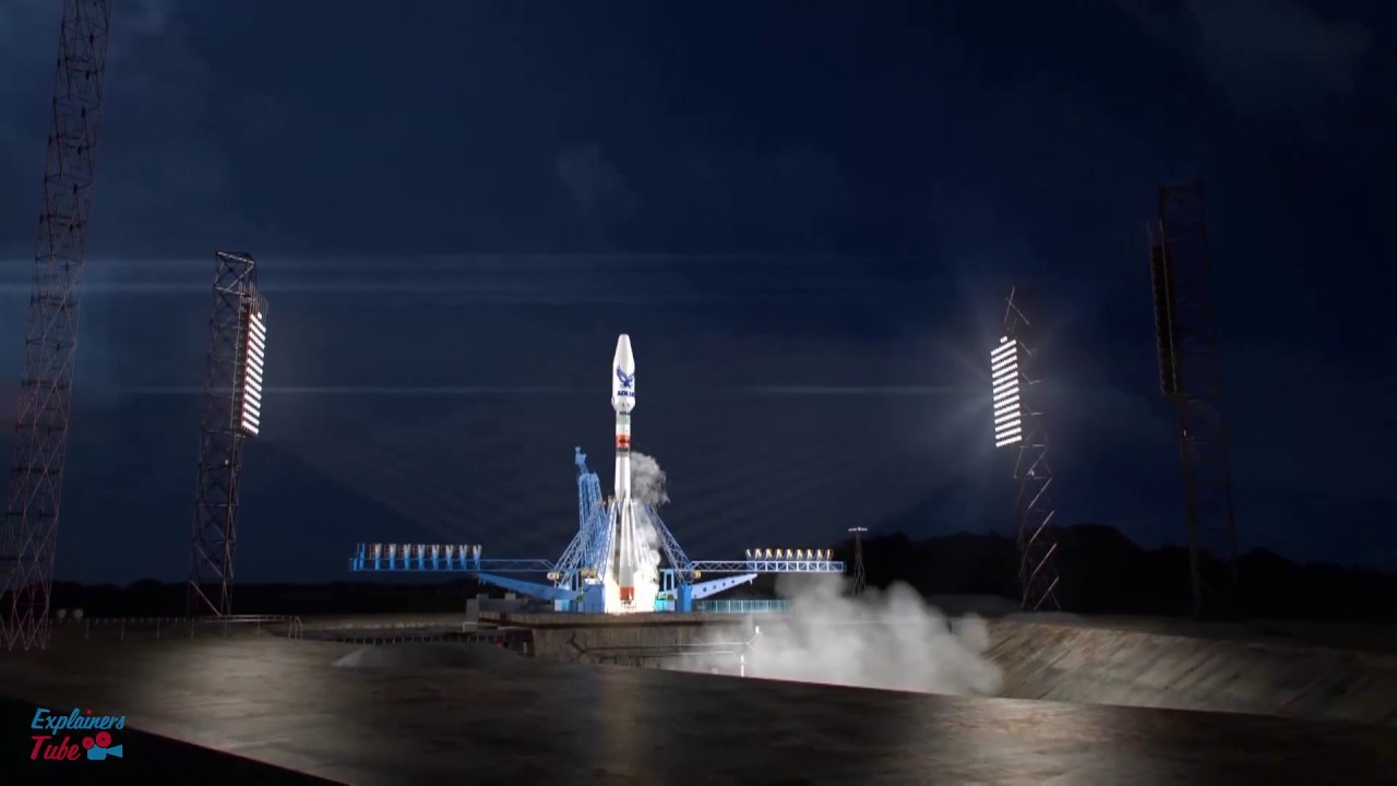 Adler Logo Animation by ExplainersTube com - Animation of rocket blasting launch