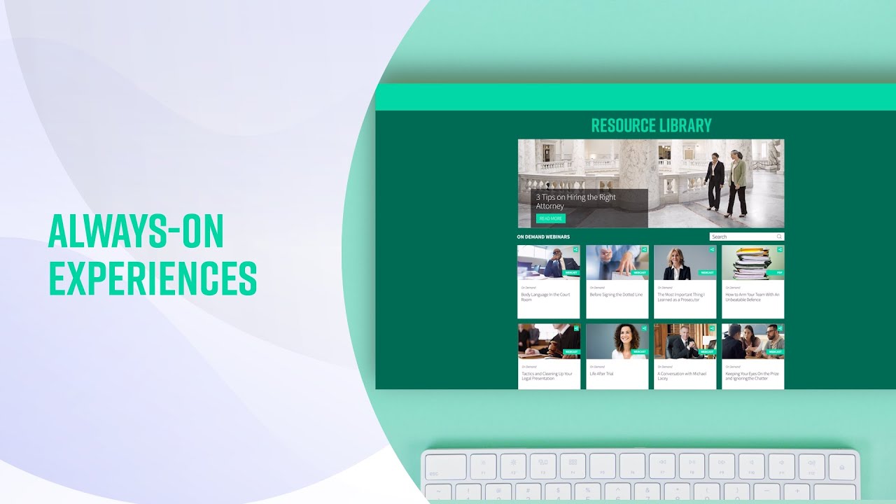 ON24 Engagement Hub - Always on Experiences