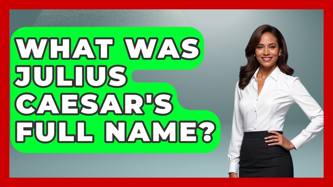 What Was Julius Caesar's Full Name? - All About Rome