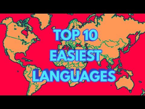 The 10 EASIEST LANGUAGES for English speakers
