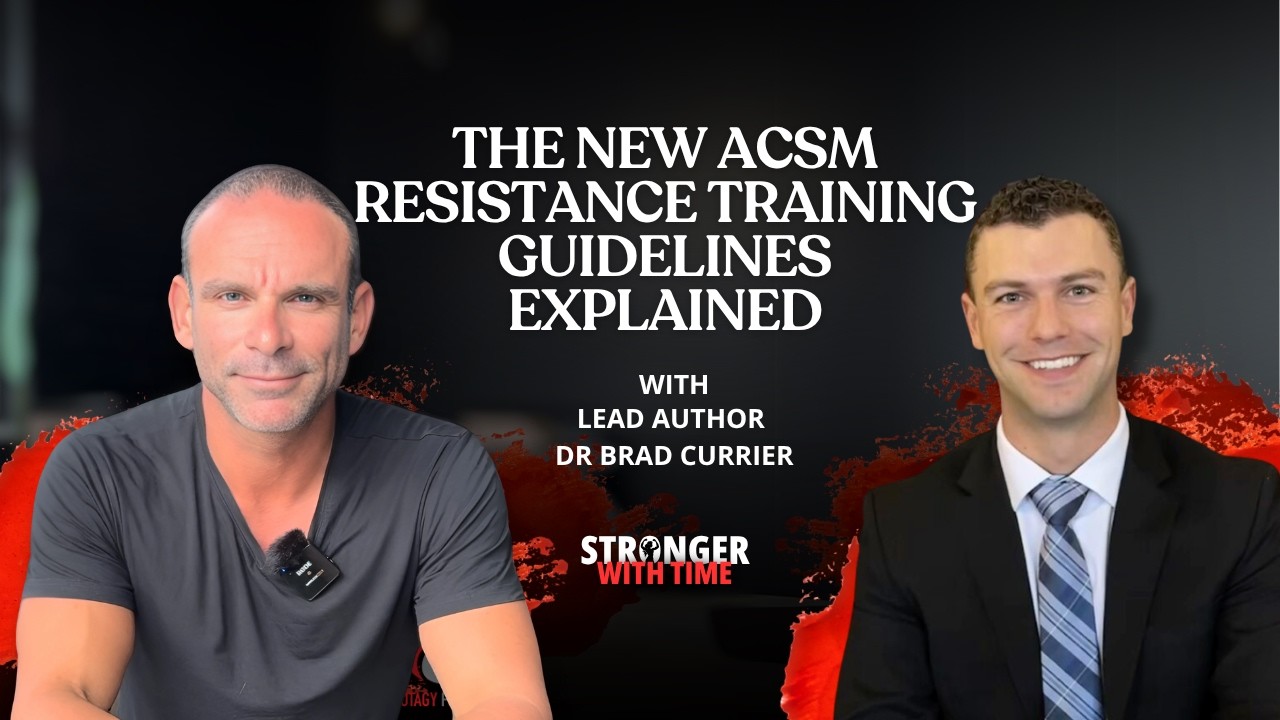 The New ACSM Resistance Training Guidelines: What Matters for Strength, Muscle & Power w/Dr Currier