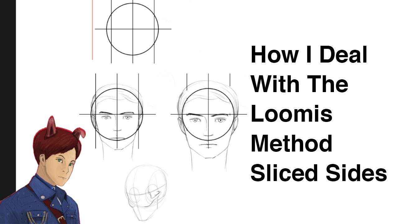 『How I Deal With The Loomis Method Sliced Sides』『Loomis Method』