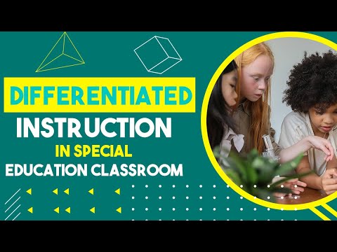 Differentiated Instruction In Special Education Classroom