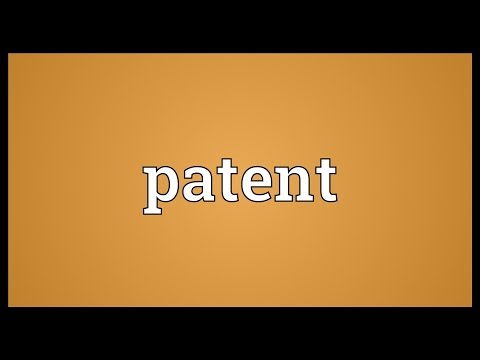 Patent Meaning