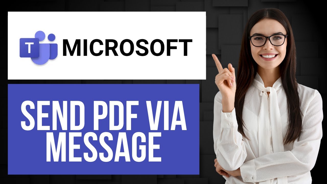 How to Send PDF via Microsoft Teams | Attach Document to Message