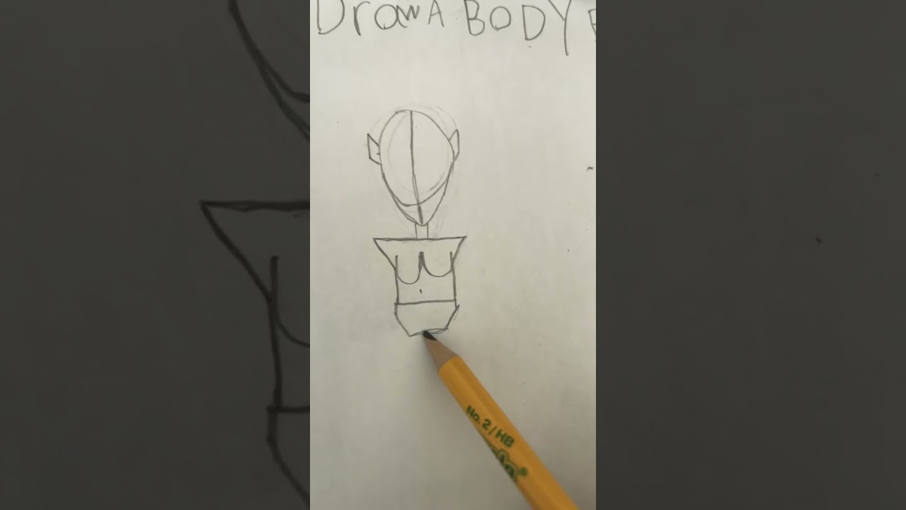 How to draw a body by me!