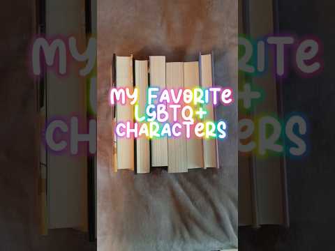 my favorite LGBTQ+ characters! π³οΈβπππ #books #booktok #bookish #booktube #lgbtq #queer #reading #tbr