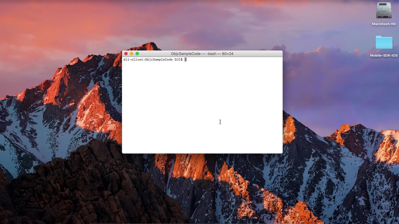 DJI Tutorials - SDK - Getting Started (iOS)