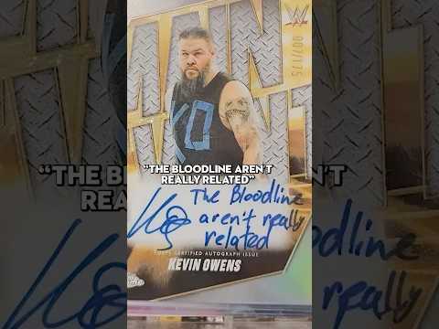 Kevin Owens Leaves Funny Messages On Trading Cards