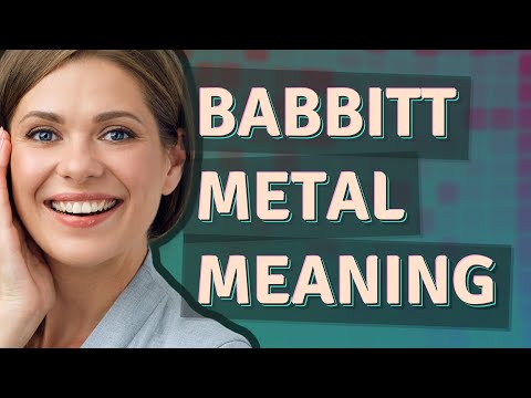 Babbitt metal | meaning of Babbitt metal