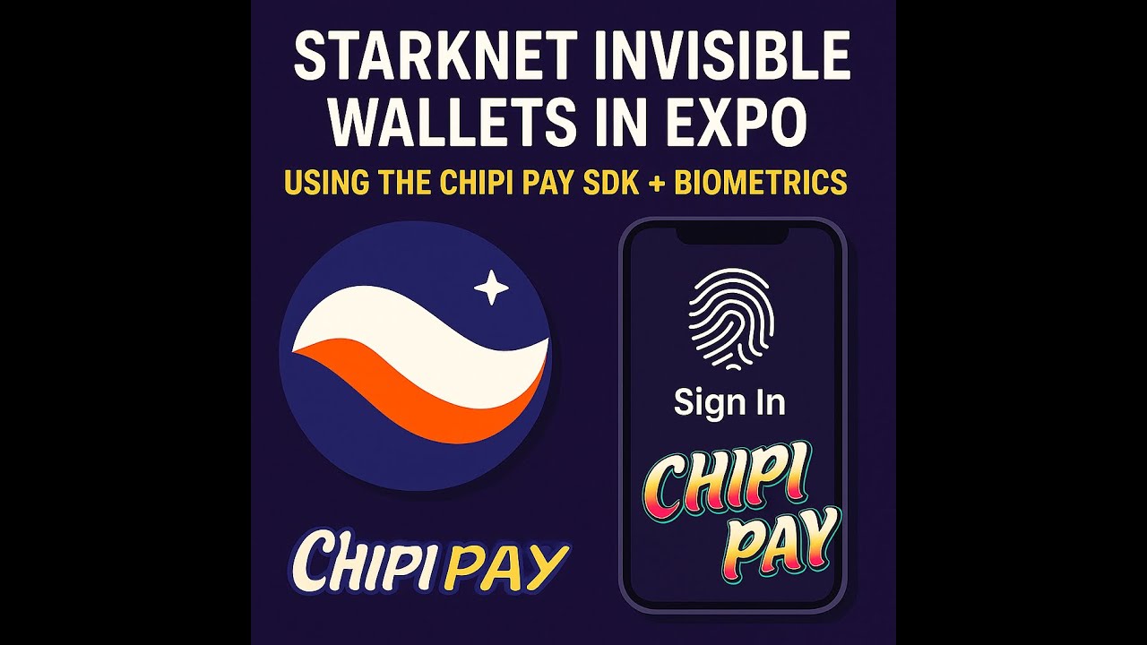 Chipi Pay SDK Expo Tutorial