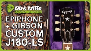 Epiphone J-180 LS Acoustic-electric Guitar - What To Know & Where To ...