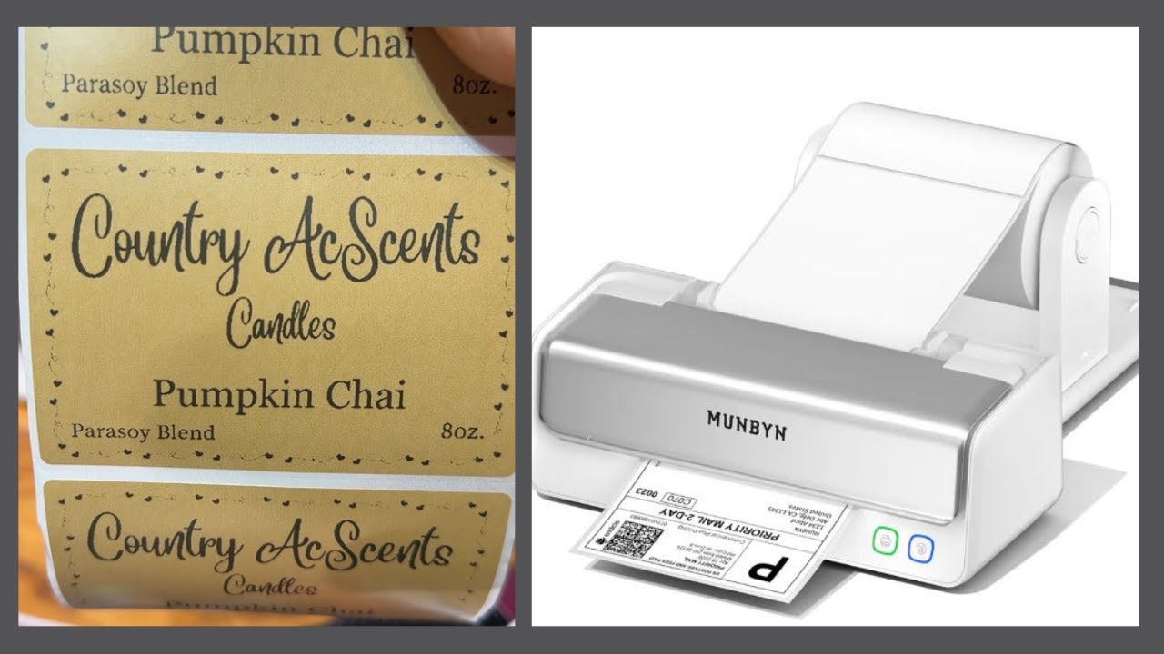 Thermal Printer Review  ~ Munbyn 405B