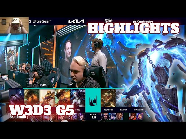 Fnatic vs. SK Gaming League of Legends LEC 2023 Summer Group Stage ...
