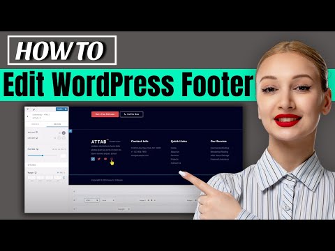 How to Customize Wordpress footer Section (2025)