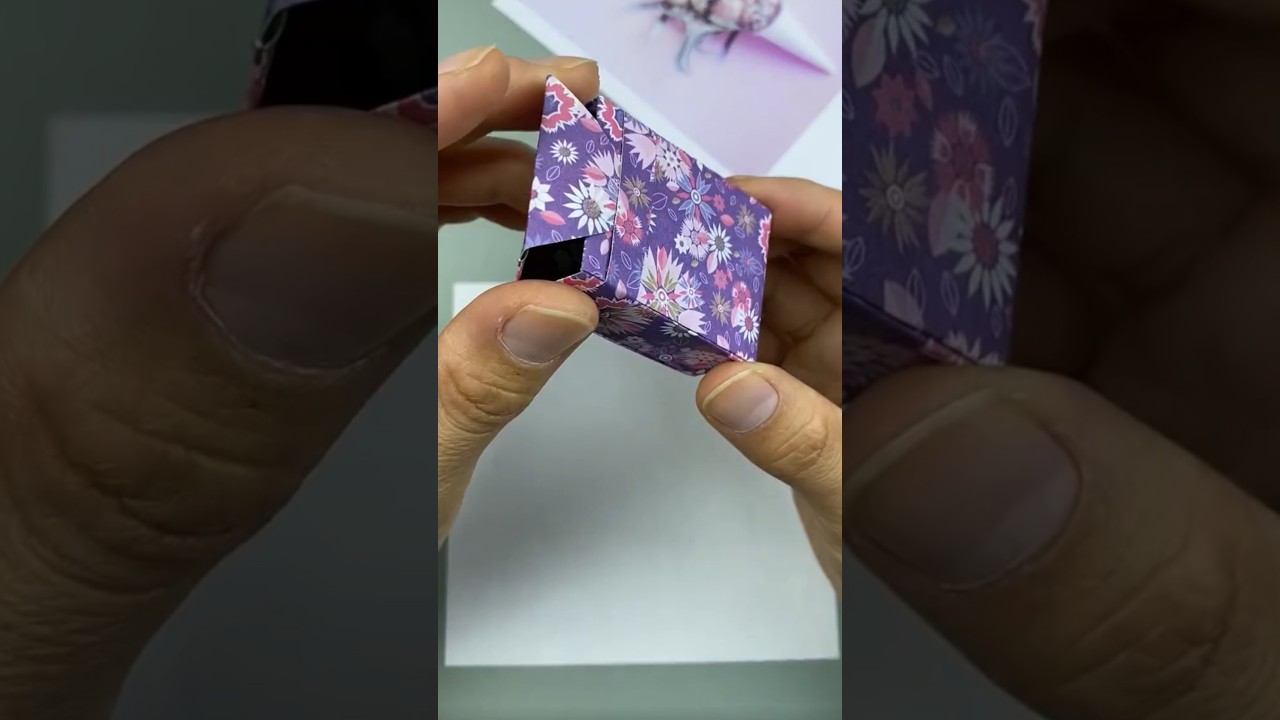 smart paper card box made by hand 😇😇😇 #ytshort #shorts