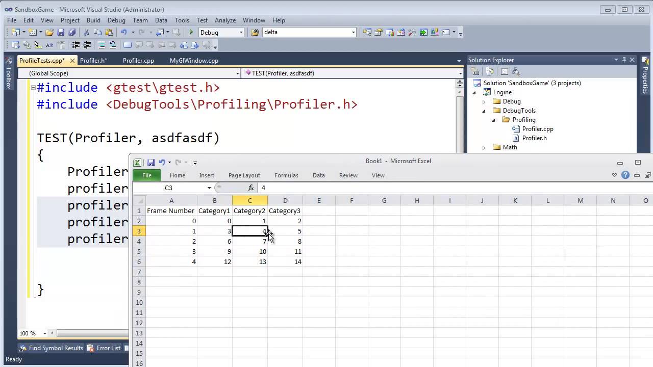 Defining the Profiler API