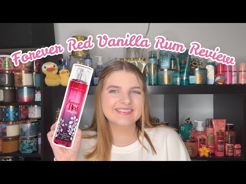 Forever Red Vanilla Rum Fragrance Mist Review | Bath and Body Works Fragrance Review
