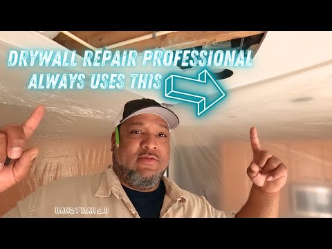 Repair Ceiling Drywall Without Filling The House With Dust | Handyman Business