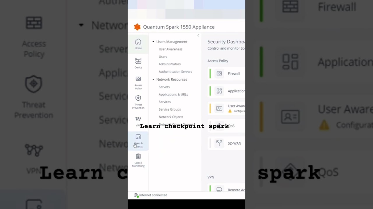 Checkpoint firewall #cybersecurity #checkpoint