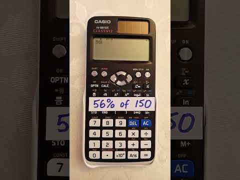 GCSE - Calculate a percentage of an amount using your calculator. Outrageously easy!